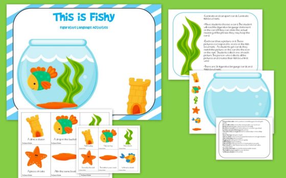 This is Fishy: A Figurative Language Activity - The Speech Bubble SLP