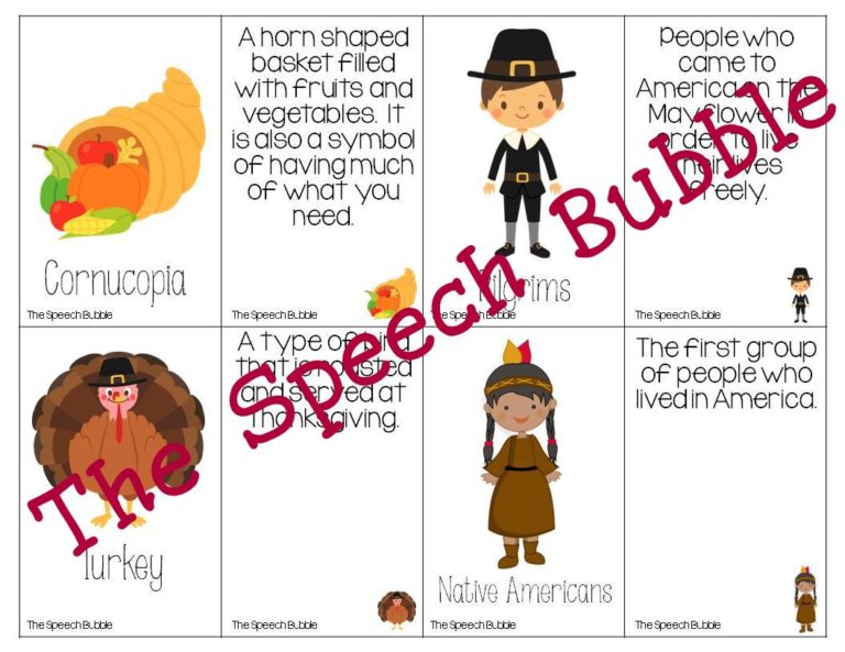 A Cornucopia of Language: Thanksgiving Themed Language Activity | The ...