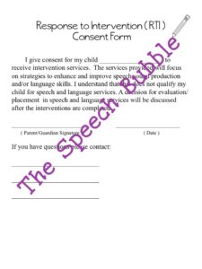 RtI Basics and and Update - The Speech Bubble SLP