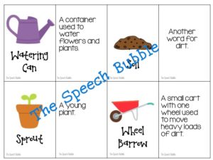 Let's Grow! Gardening & Speech Themed Unit | The Speech Bubble SLP