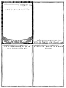 Back to School Mini Book: FREEBIE - The Speech Bubble SLP