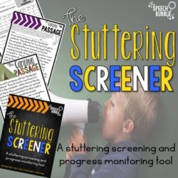 The Stuttering Screener - The Speech Bubble SLP