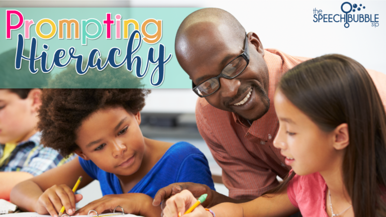 What is a Prompting Hierarchy- The Speech Bubbles